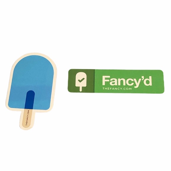 Fancy Box | Office | Fancy Box Stickers Set Of Two New | Poshmark